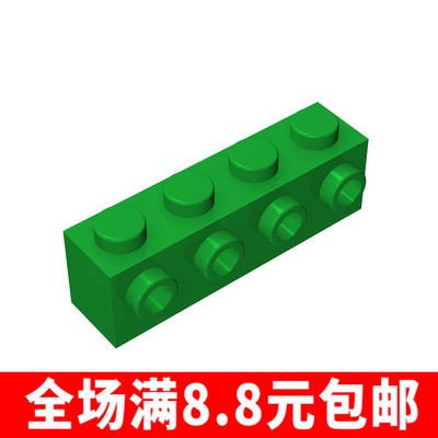 国产积木 科技配件 兼容某高30414 1x4 单侧带转接凸点砖