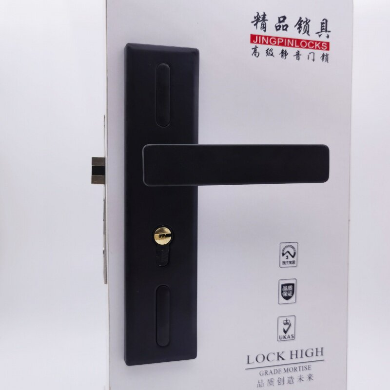 不锈钢办公室卧室室内木门孔距可调节执手锁插芯开锁