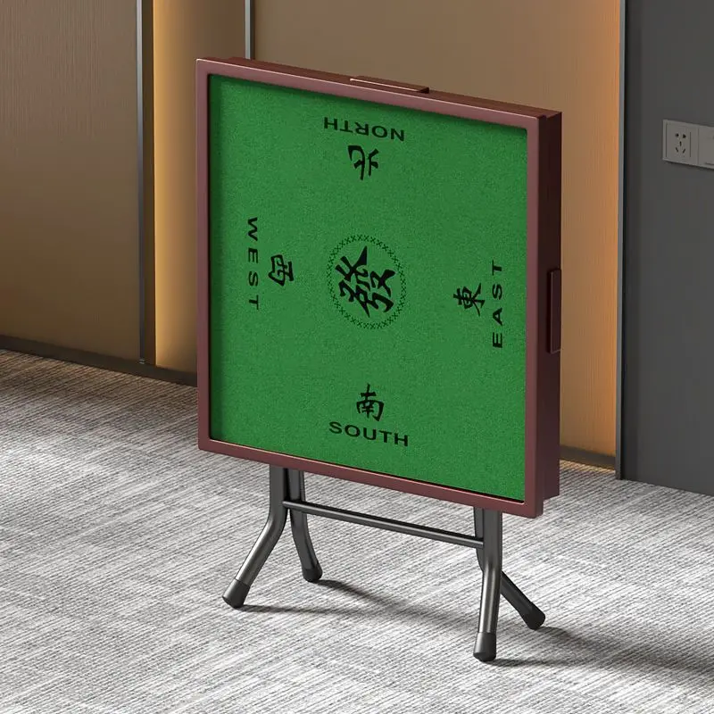 家用麻将桌可折叠手搓便携式棋牌烤火打牌桌子简易手动麻雀台宿舍