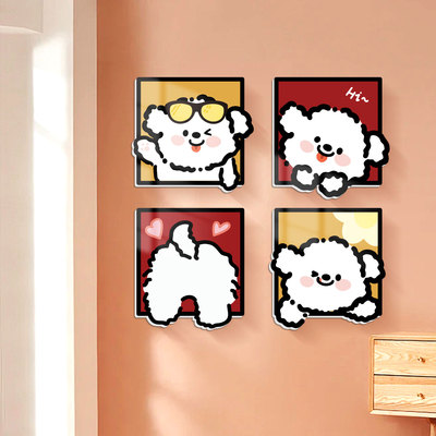 小红书推荐遮丑补洞装饰立体墙贴