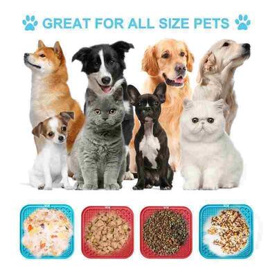 Dog Slow Feeders Mats Lick Mat Boredom Anxiety Reduction Per