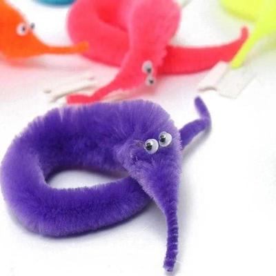 Funny Worm Magic Props Toys for Children Kids Beginners Wigg