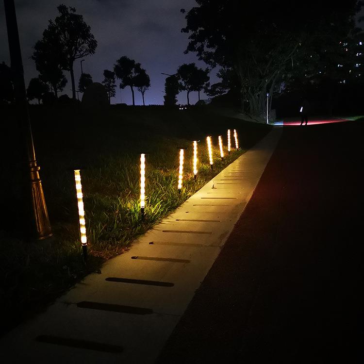 灯户外景观庭院装饰灯饰条草坪花园公园观赏闪灯灯串地插灯