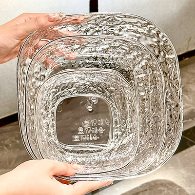 加厚耐摔镶银边【水果盘】