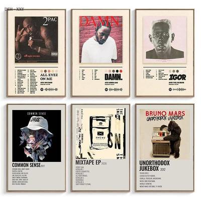 Music Album Covers Poster Hiphop Singer Album Cover Posters