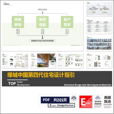 绿城中国第四代住宅设计指引 四代宅设计教科书级别管控手册