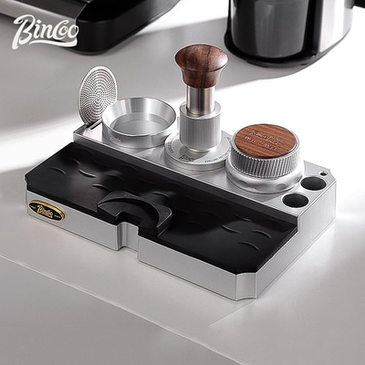 Bin Coo咖啡压粉底座全套布粉器弹力压粉锤收纳器具工作板51/58mm