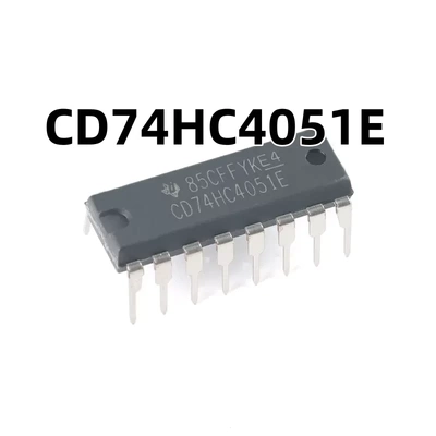 CD74HC4051E PDIP-16 单通道模拟多路复用器全新原装 芯片