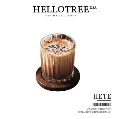 美国复古高档精致条纹咖啡杯水杯家用饮料杯啤酒杯果汁杯ins男女