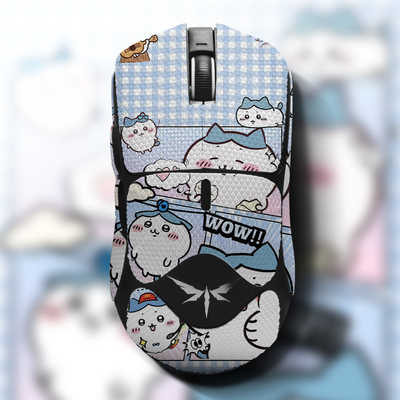 适用vgn蜻蜓F1/R1防滑鼠标贴pro贴纸max防汗吸全包moba吉伊卡哇