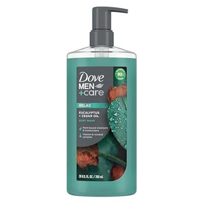 Dove Men+Care Body Wash Eucalyptus + Cedar Oil to Rebuild
