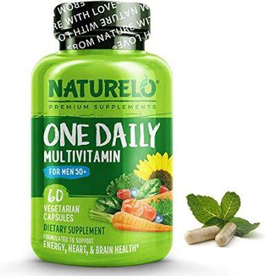 NATURELO One Daily Multivitamin for Men 50+ - with Vitami