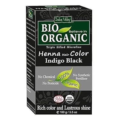 Indus Valley Bio Organic Natural Henna Hair Color Indigo