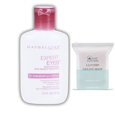 Maybelline Expert Eyes Moisturizing Eye Makeup Remover， 2