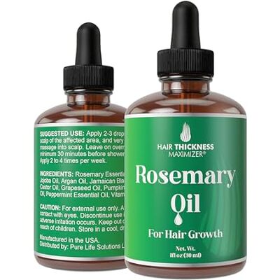 Rosemary Oil for Hair Growth For Men + Women - No Harsh S