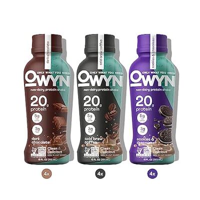 OWYN Plant Based Protein Shake， 20g Vegan Protein from Or