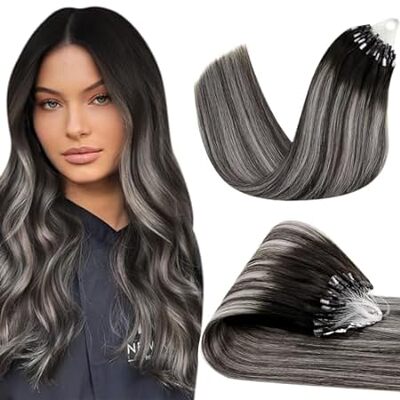 Hetto Micro Link Hair Extensions Human Hair Micro Loop Ha