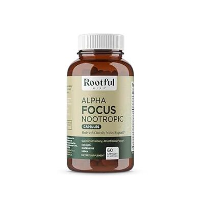 Alpha Focus Nootropic - Memory and Focus Brain Booster Su