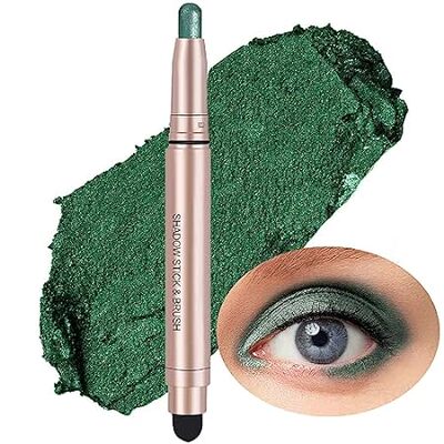 Green Eyeshadow Stick Makeup， Highlighter Cream Eye Shado