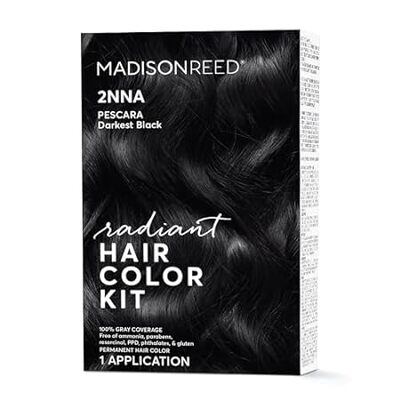 Madison Reed Radiant Hair Color Kit， Blackest Black for 1