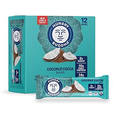 HUNGRY BUDDHA Bars - Plant Based Protein Bars - Vegan Nut