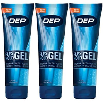 DEP Sport Endurance Hair Styling Gel， 9.8 Ounce (Pack of 3)