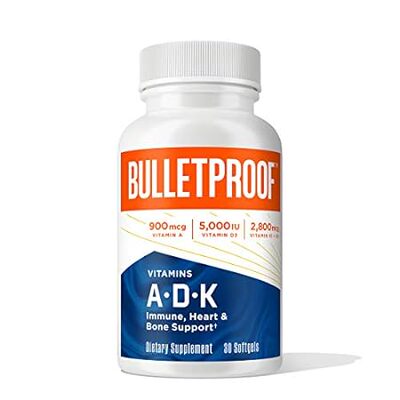 Vitamins A-D-K， 30 Softgels， 900mcg Vitamin A， with 5000