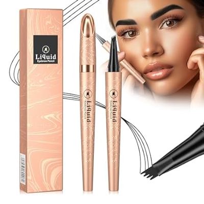 3D Microblading Eyebrow Tattoo Pencil 4 Fork Tip， Waterpr