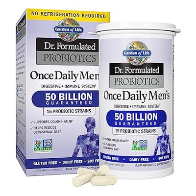 Garden of Life Probiotics for Men Dr Formulated 50 Billio