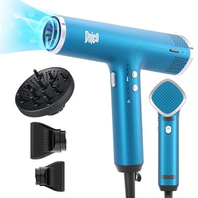 Professional Hair Dryer with Diffuser， Quico 1875W High-S