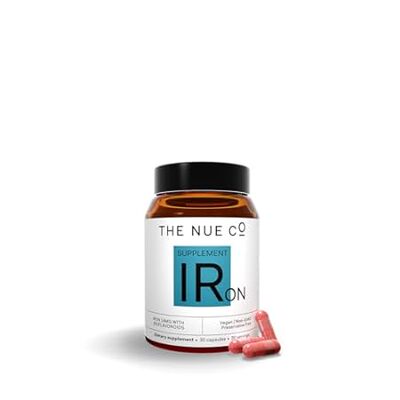 The Nue Co. Iron Supplement， Supports Energy， Recovery， I