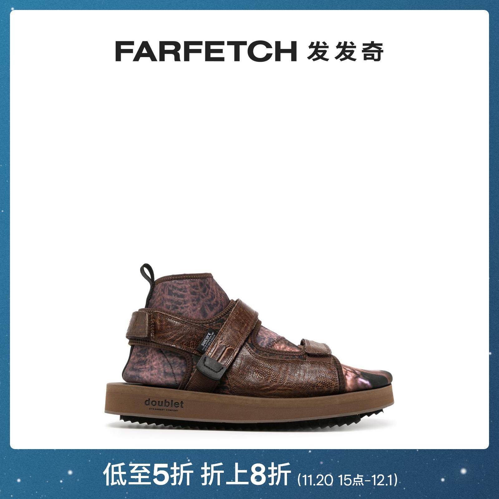 Suicoke男女通用x Doublet BOAK-2ab凉鞋FARFETCH发发奇_虎窝淘
