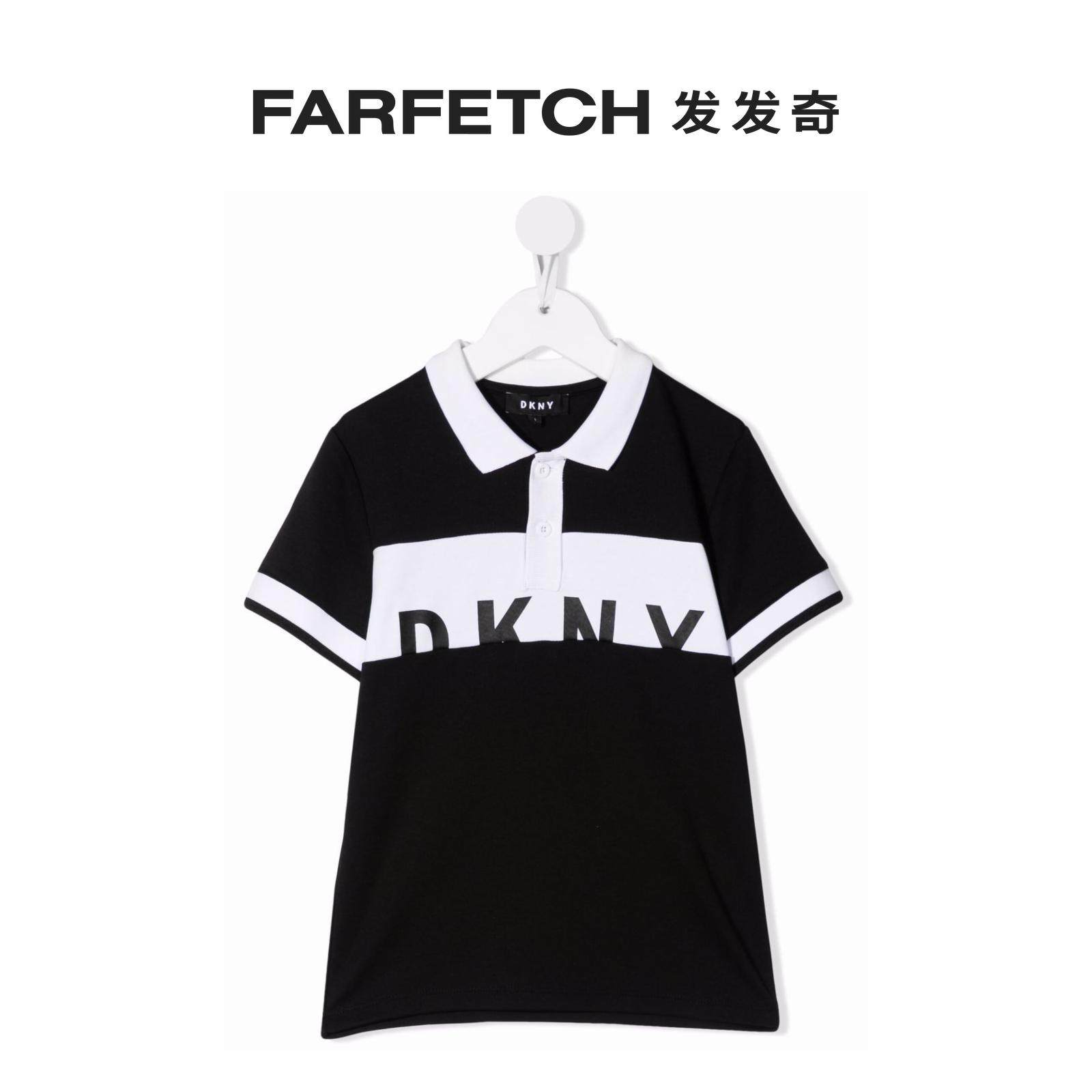 DKNY童装logo印花polo衫FARFETCH发发奇_虎窝淘