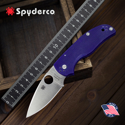 美国进口spyderco蜘蛛便携折叠刀