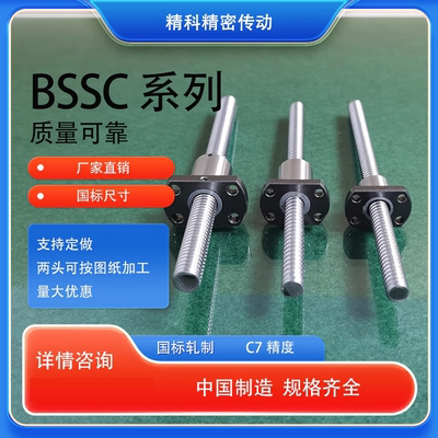 替代米思米轧制磨制滚珠丝杠滚珠丝杆BSST/BSSZ/BSSC精密丝杆套装