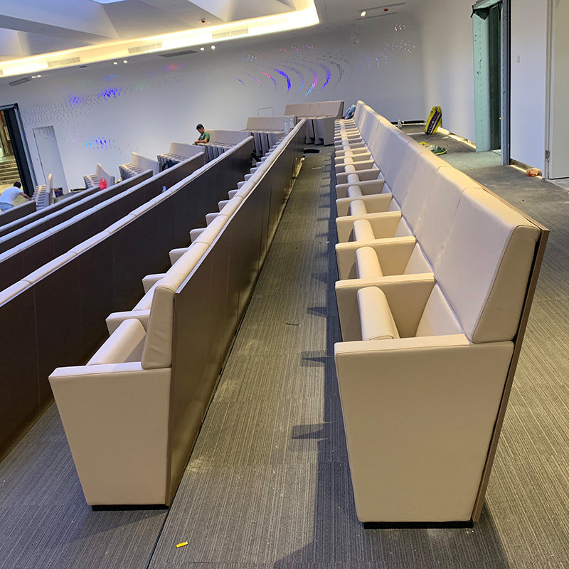IEQ沙发式礼堂椅排椅带写字板剧院椅阶梯联排椅报告Y厅椅子会议室