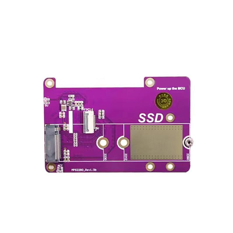 树莓派5PCIe扩展板RaspberryPi转M.2NVMESSD固态硬件支持Gen3