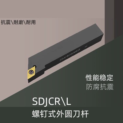肯纳SDJCR螺钉式外圆数控刀杆