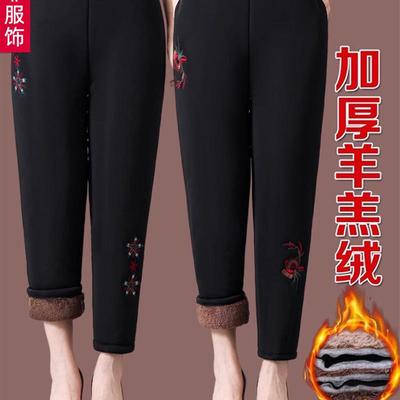 老年人方便穿脱棉裤适合老人穿的防寒裤外穿妈妈保暖裤易穿脱奶