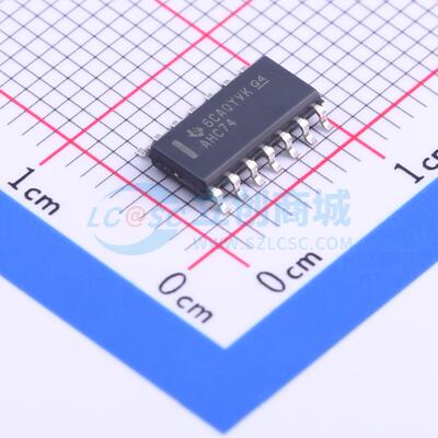 SN74AHC74DR SOIC-14 全新原装 TI(德州仪器)
