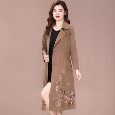 高档风衣女士中长款2023年秋外套