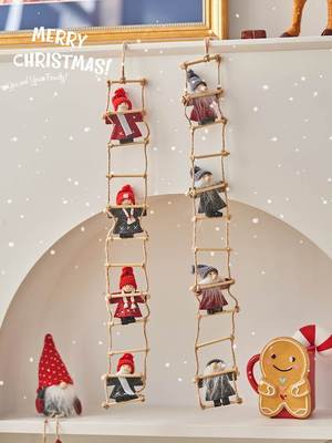 Christmas tree decoration Santa Claus trinkets pendant挂件