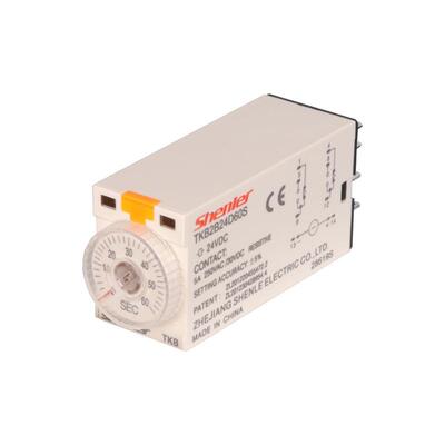 TKB系列小型电磁时间继电器模块交流230vdc24v380V延时断电