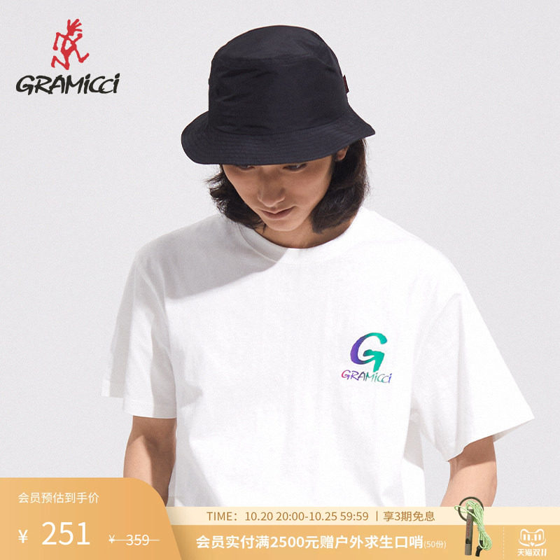 Gramicci小野人秋户外情侣平顶桶帽渔夫帽G2SA-030