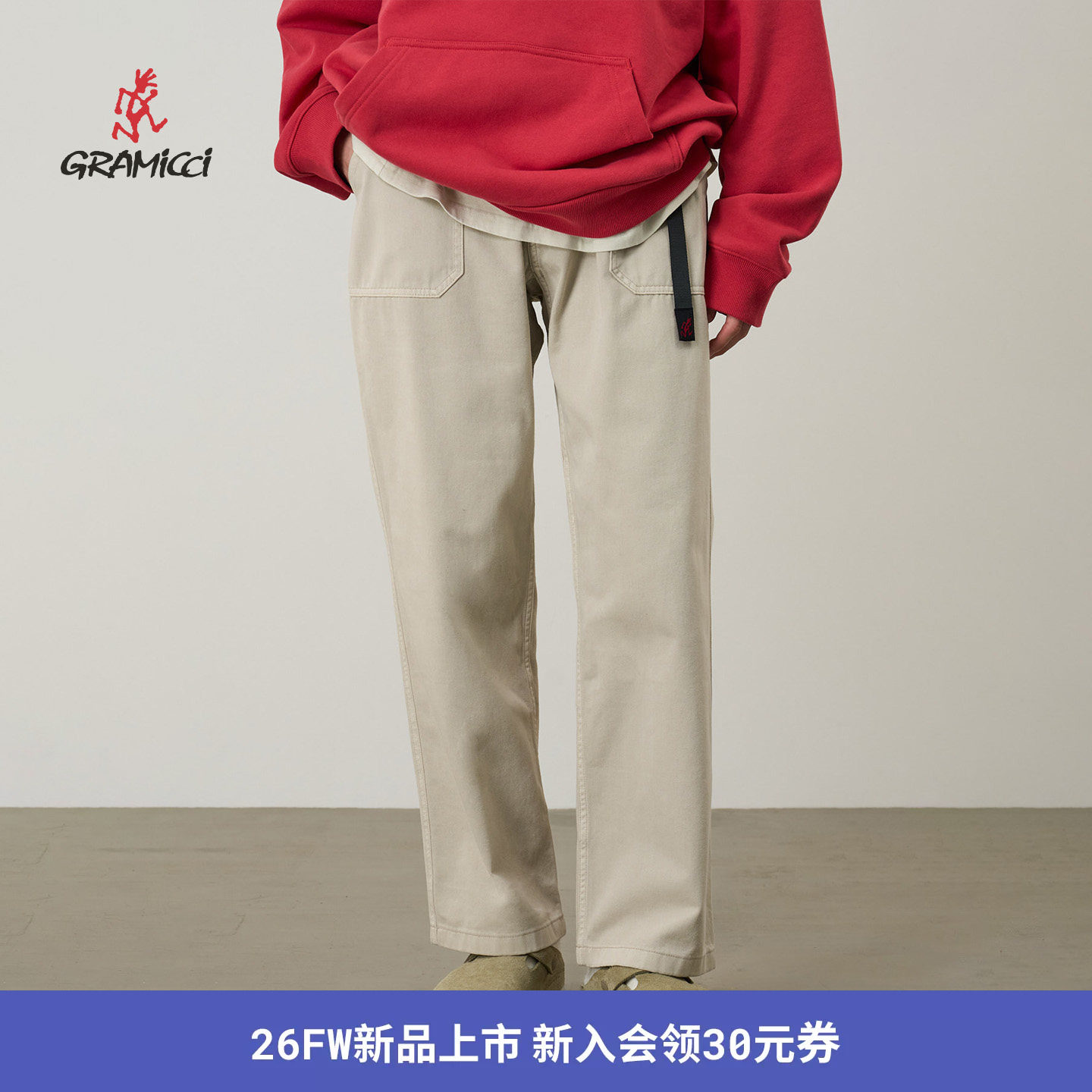 【26夏】GRAMICCI小野人女款直筒休闲工装休闲长裤子G6SW-P004