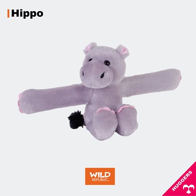 美国WildRepublic新款河马啪啪圈毛绒可爱玩偶生日礼物公仔