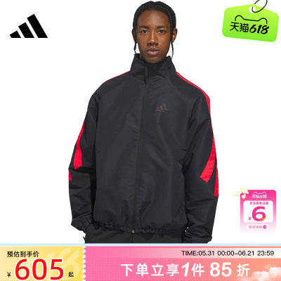 劲浪体育adidas阿迪达斯男子运动休闲夹克外套JZ0373