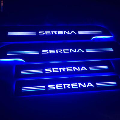 适用日产Serena C25  C26 C27港版右舵流光动态LED迎宾踏板门槛灯
