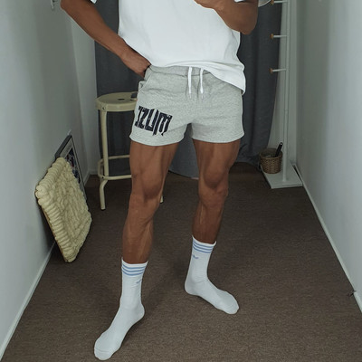 美式小短裤男夏季弹力透气不过膝