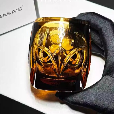 猫头鹰个性手工洋酒杯VIANASA'S